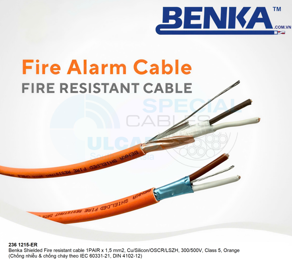Cáp Chống Cháy BENKA - Nhà Phân Phối Cáp BENKA Việt Nam.